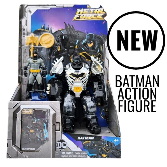 Batman | Toys | New Dc Comics Metal Force Batman Action Figure 6 Toy ...